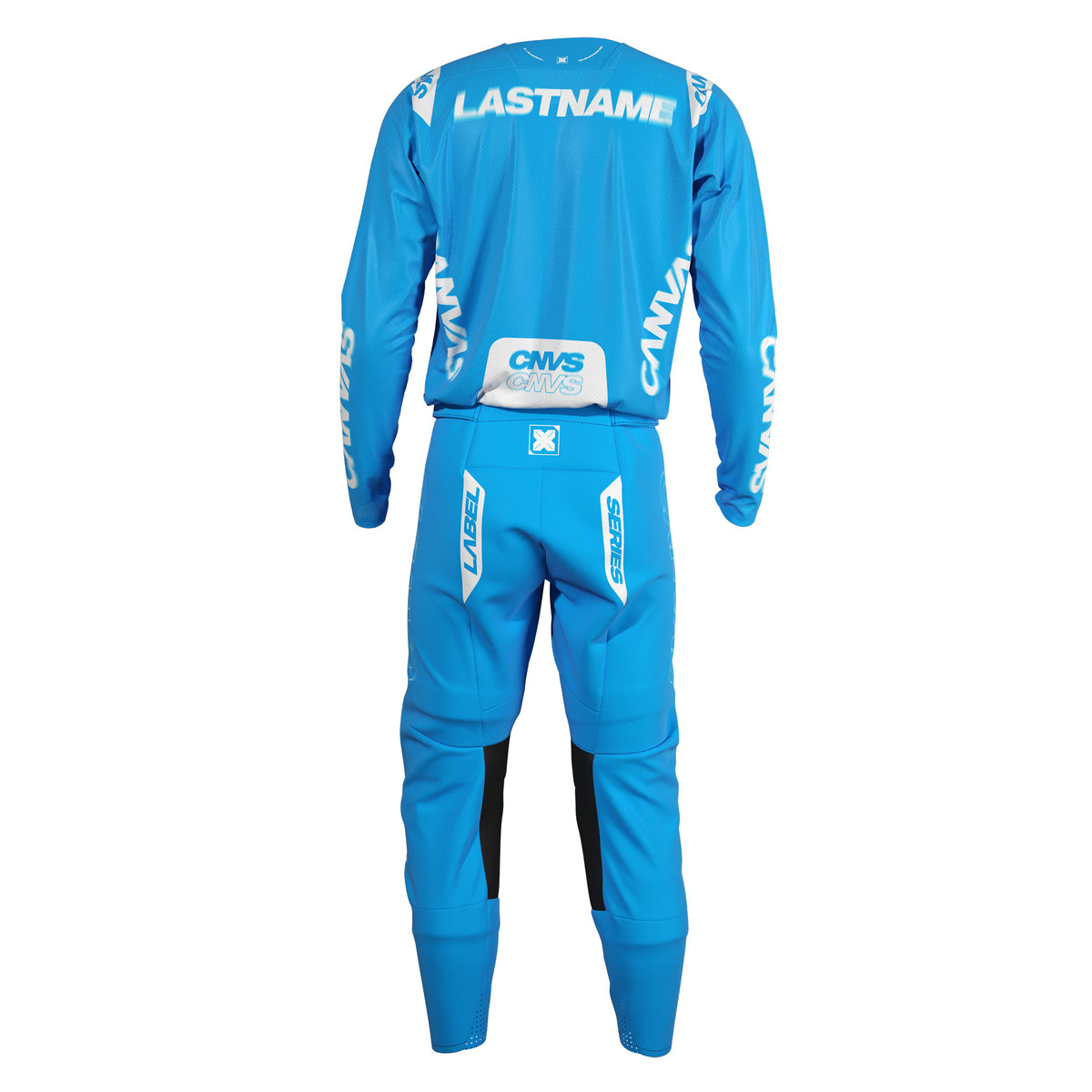 Label Series 10 Custom Motocross Gear - Cyan - Canvas MX