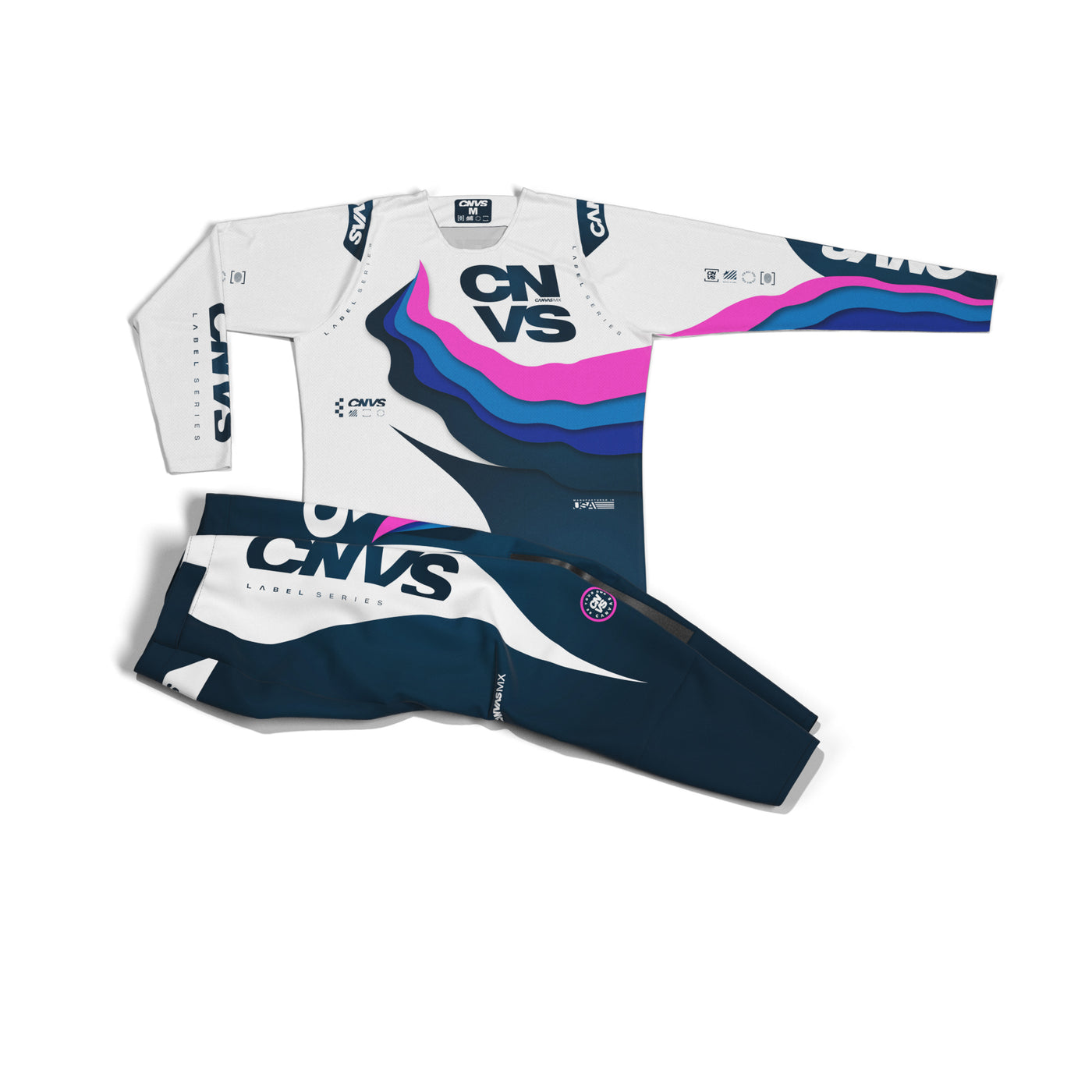 Label Series 10 Custom Motocross Gear - Black - Canvas MX